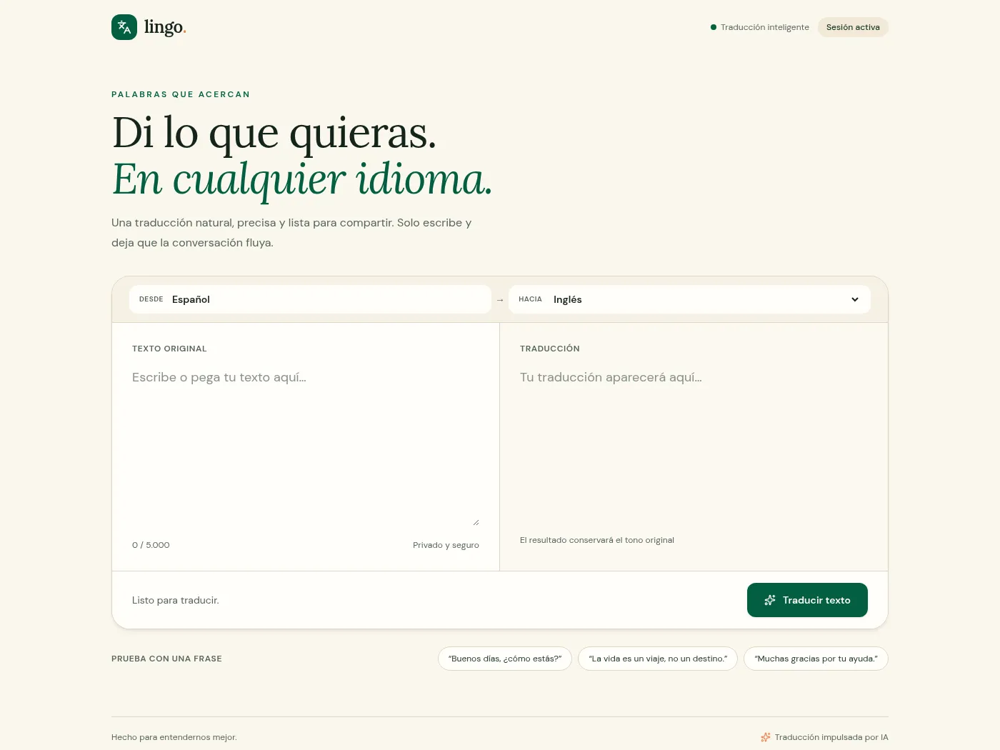 New Traductor