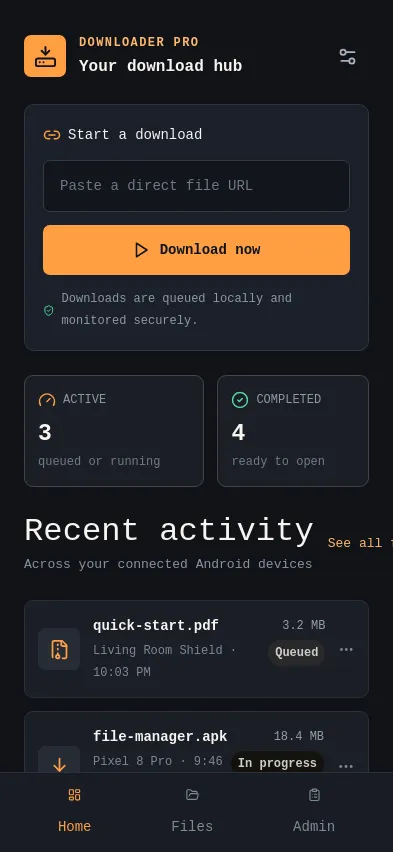 Android Downloader Suite