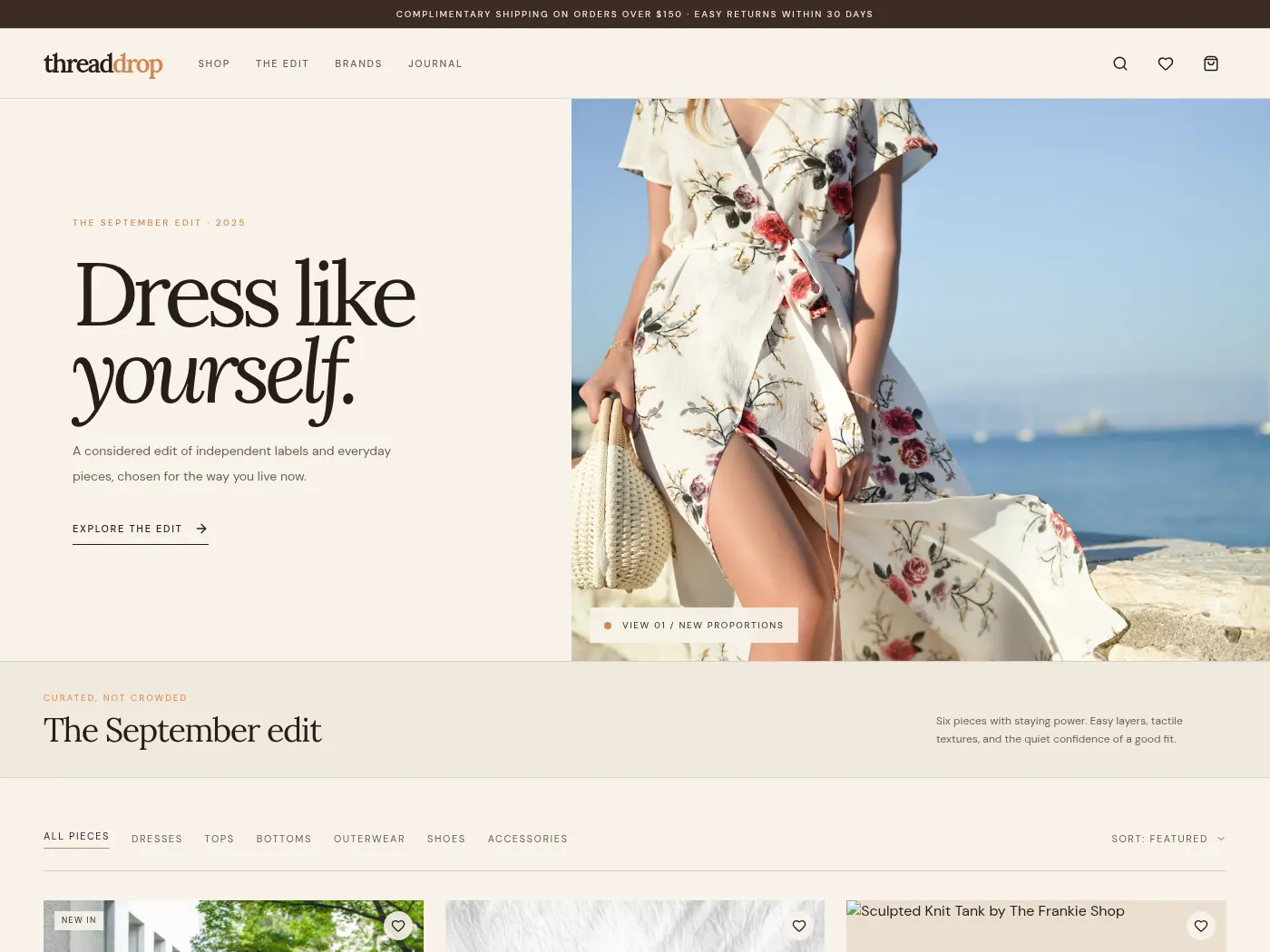 ThreadDrop Fashion Hub
