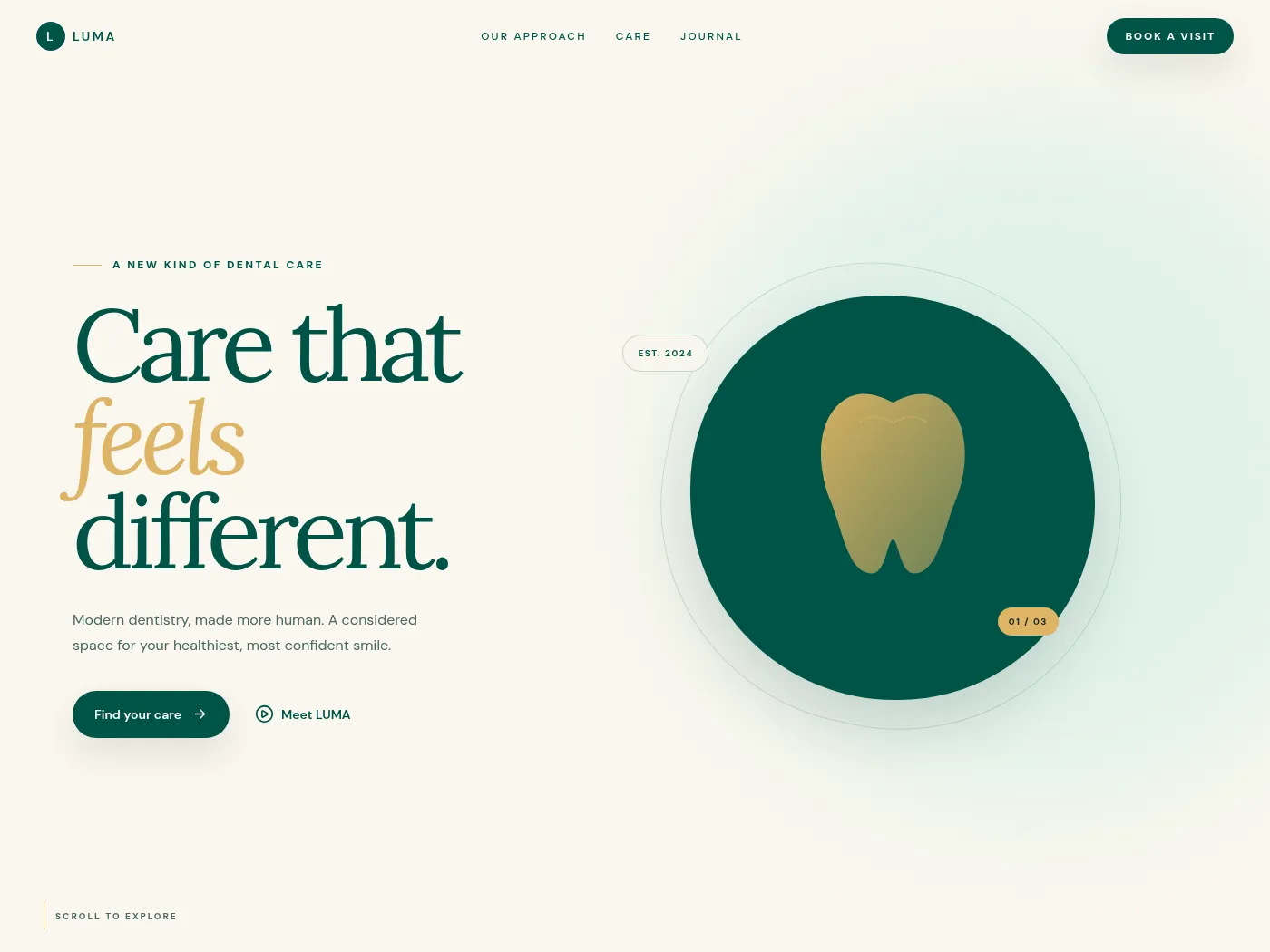 LUMA Dental 3D Experience