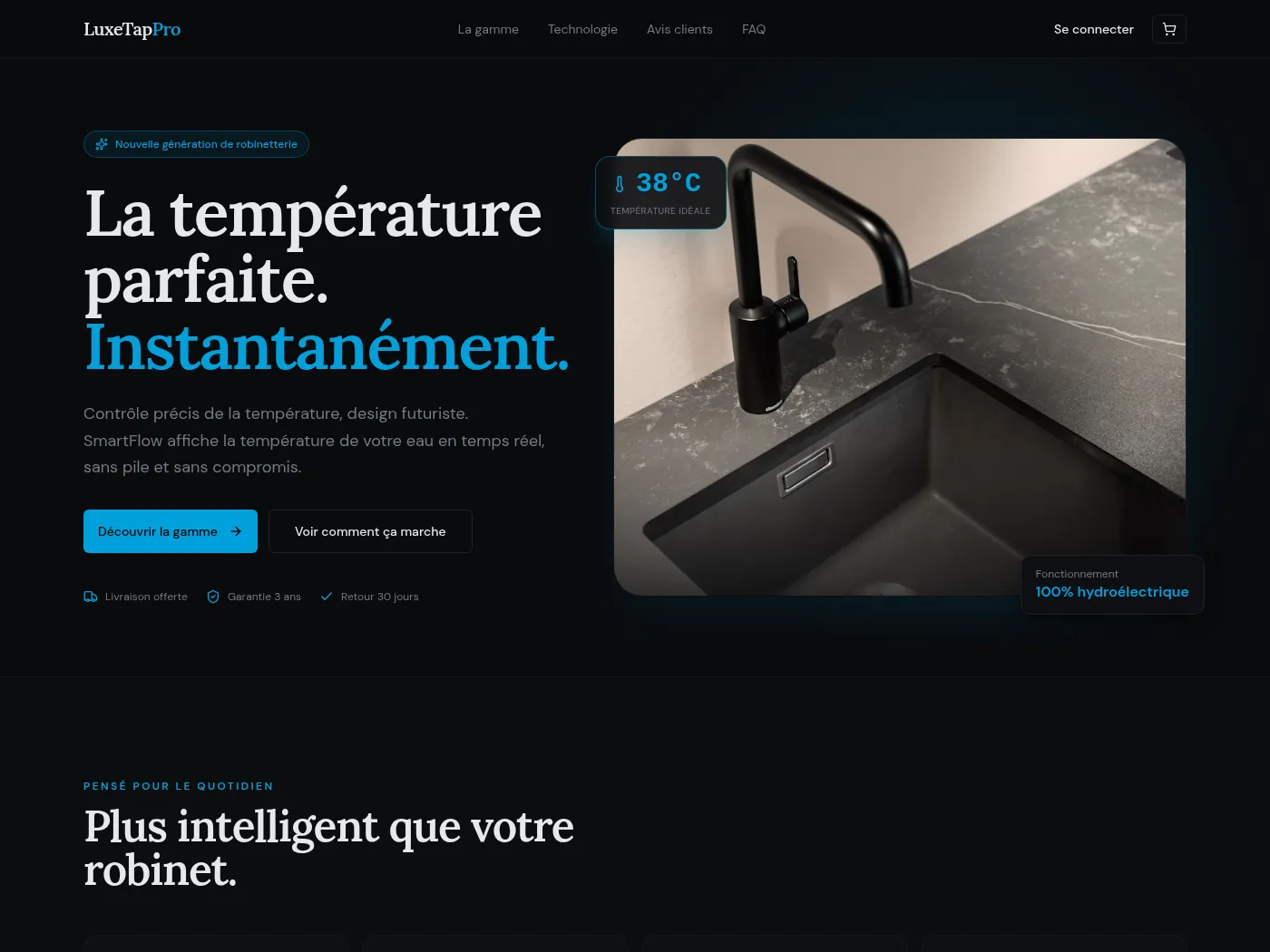 LuxeTap Pro E-Commerce