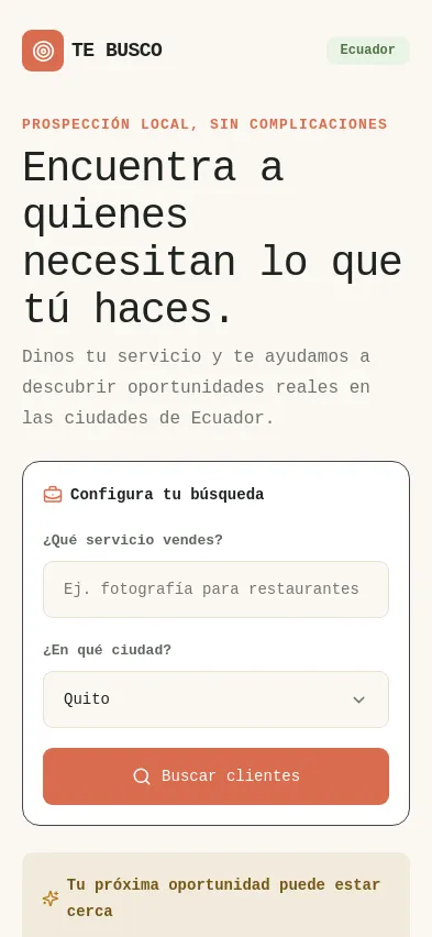 Te Busco App