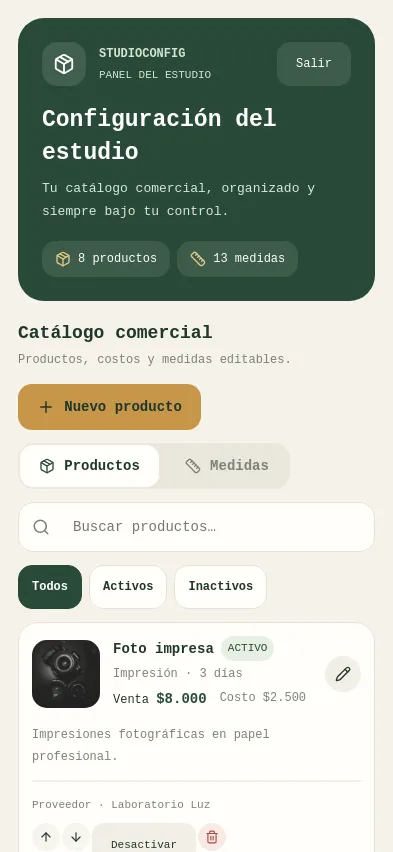 StudioConfig Master