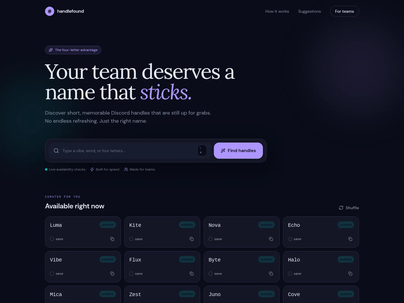 Discord Handle Finder
