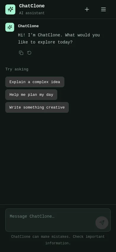ChatClone AI Mobile