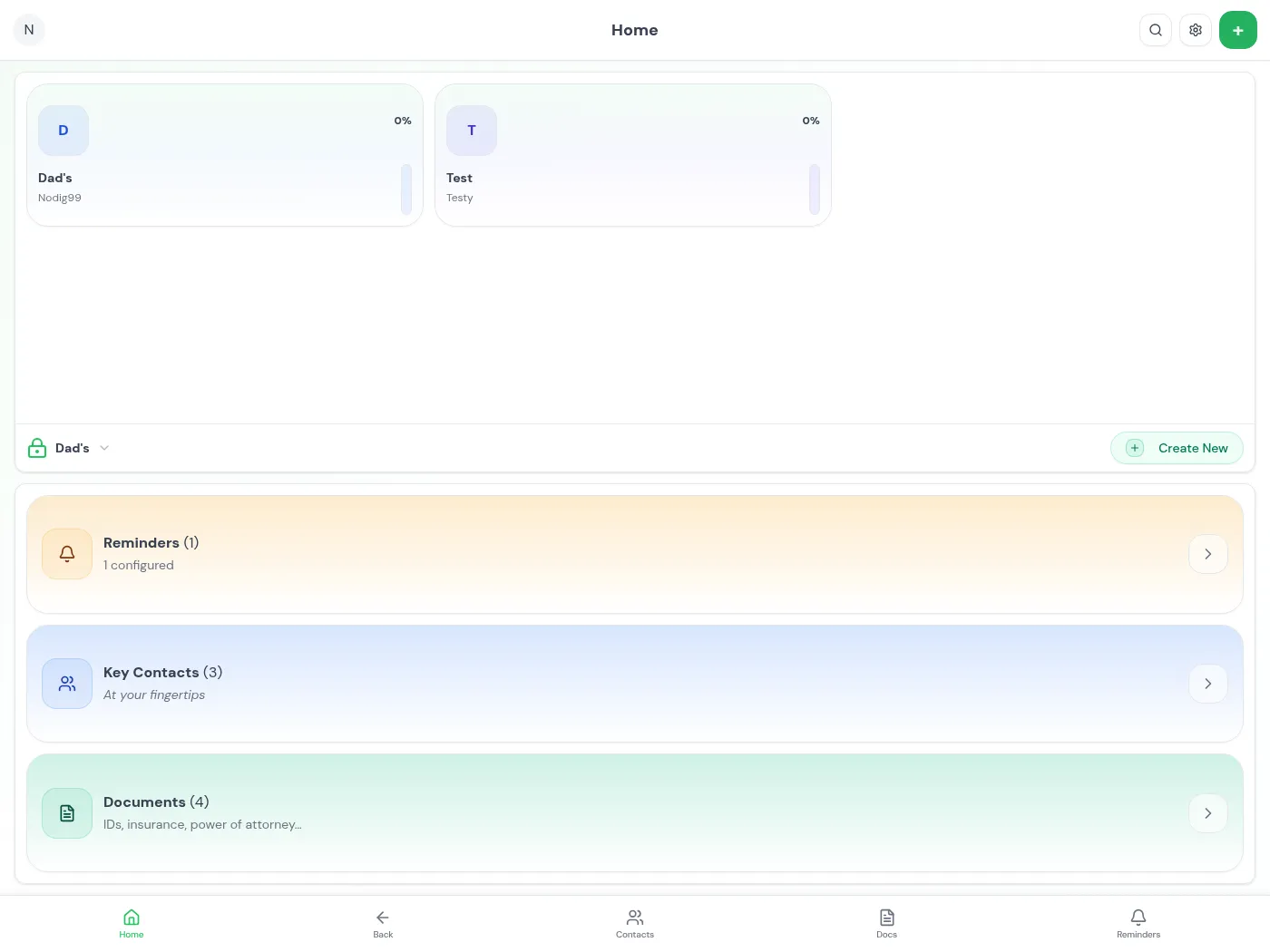 Vaulty: Secure Life Information Manager