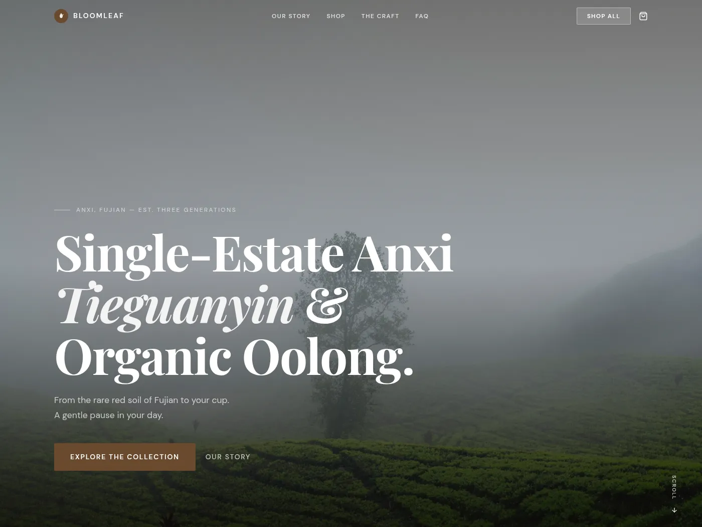 BloomLeaf Landing Page