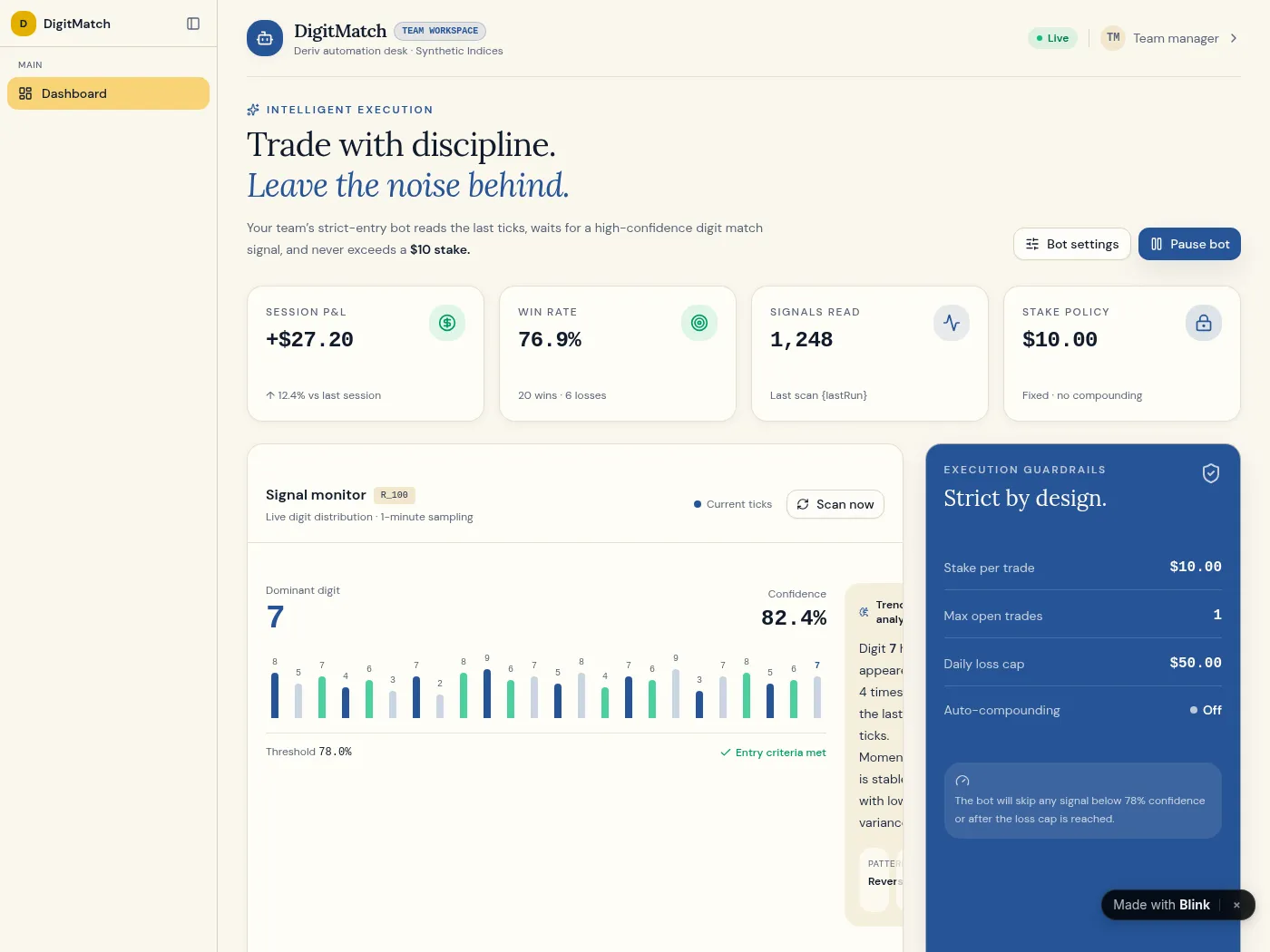 DigitMatch Auto Trader