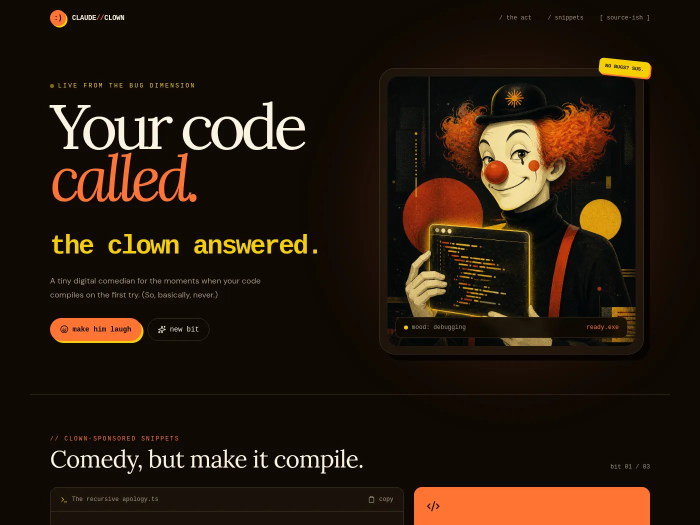 Claude Code Clown