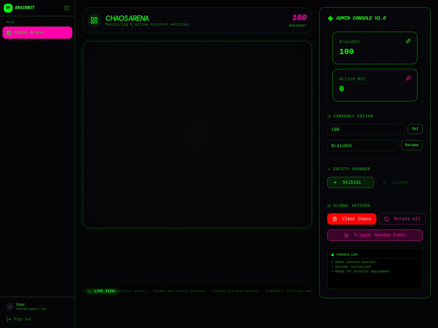 BrainRot Admin Game