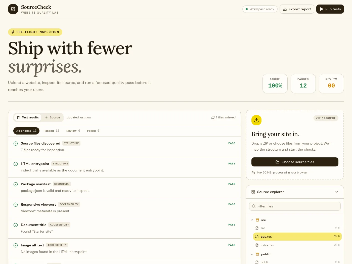 Code Upload Tester