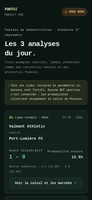 FootAI Predict Pro