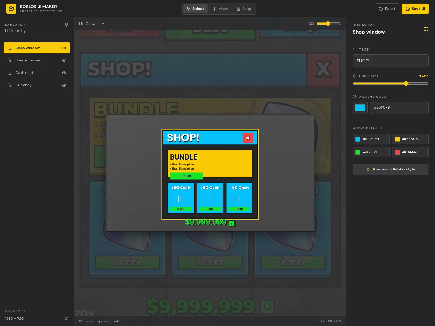 Roblox Studio UI Maker