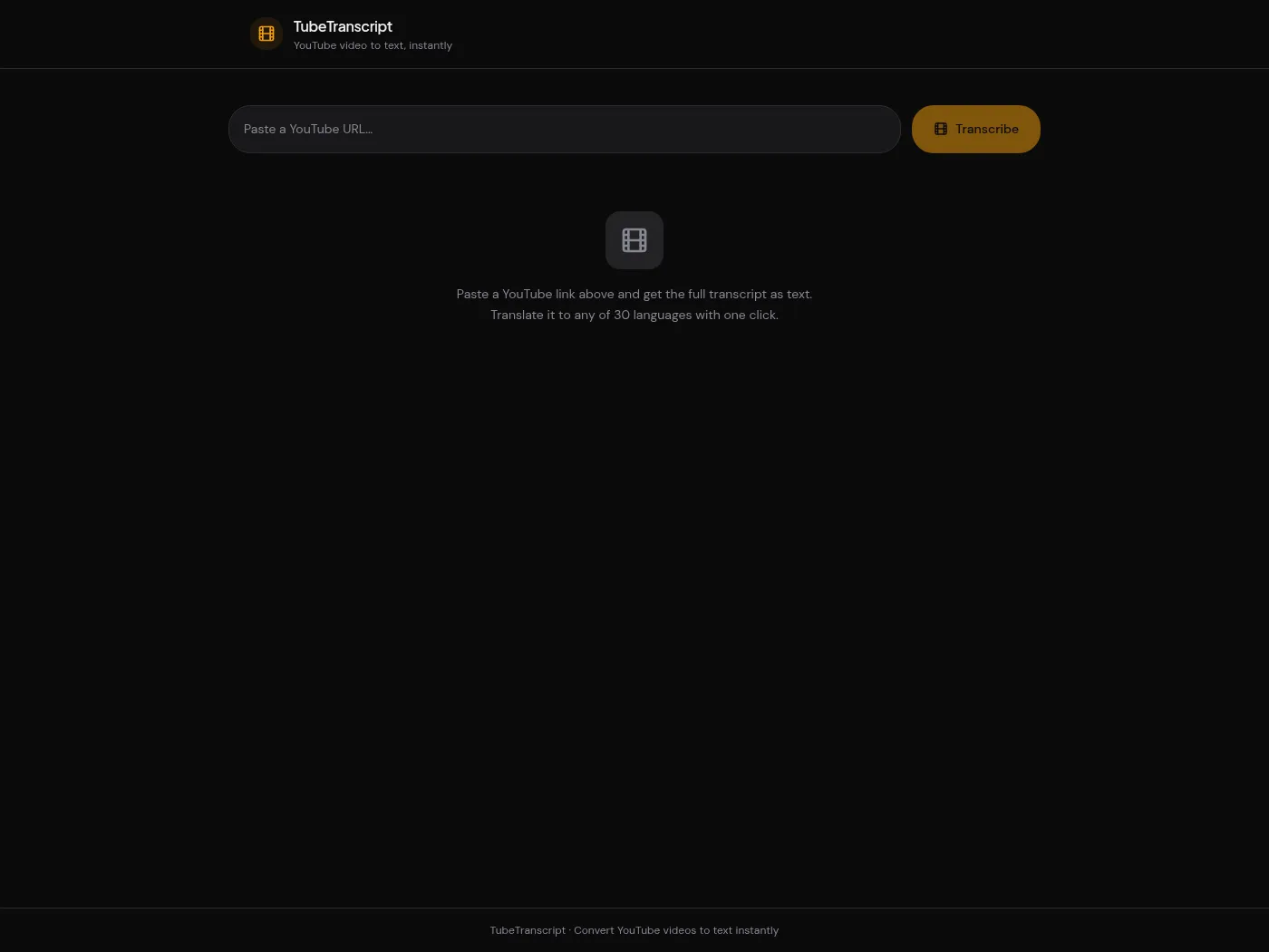 TubeTranscript