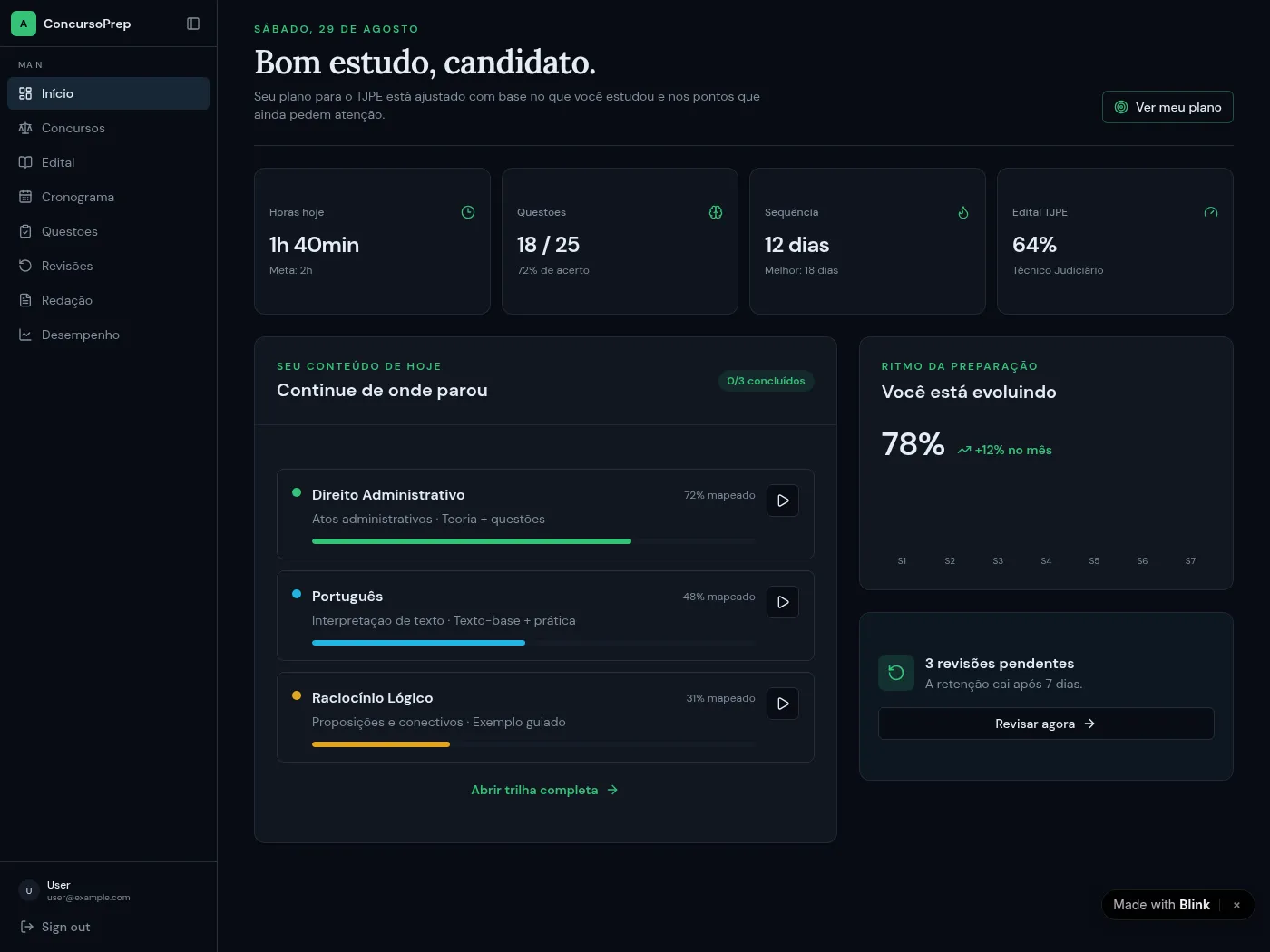 ConcursoPrep Pro