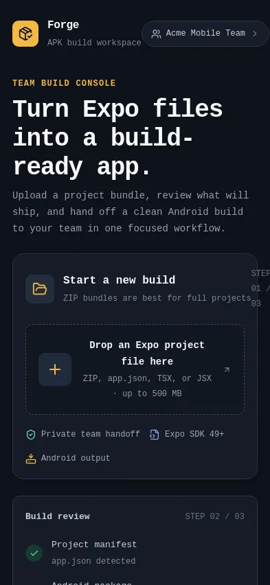 Expo to APK Converter
