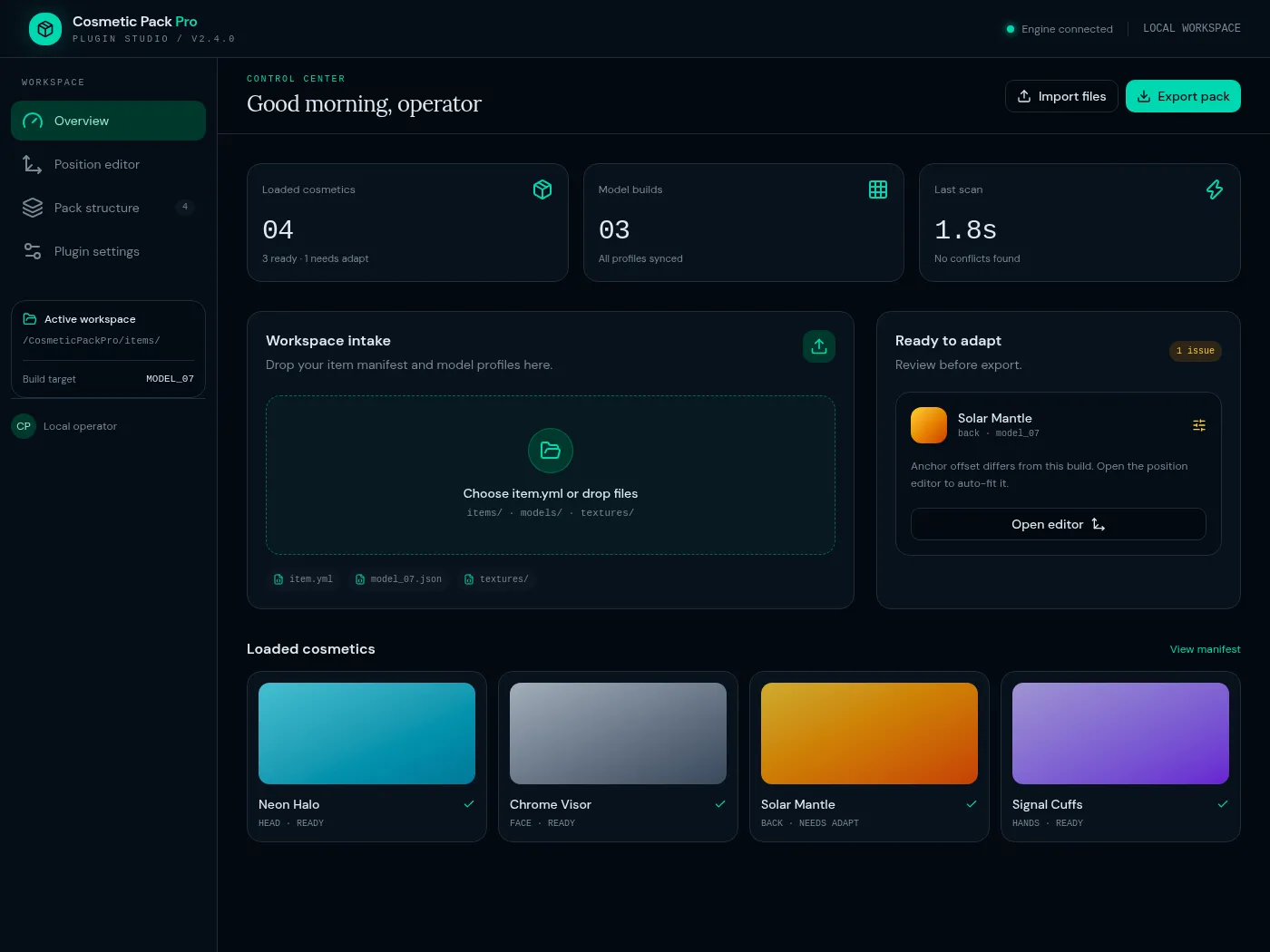 Cosmetic Pack Plugin Pro