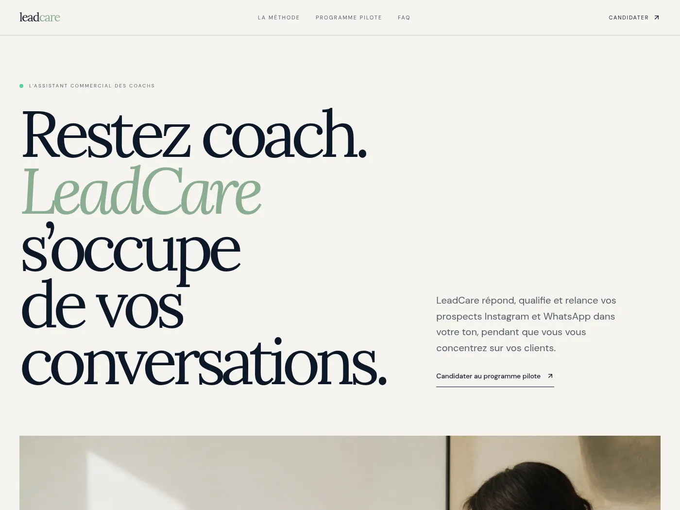 LeadCare Editorial Landing