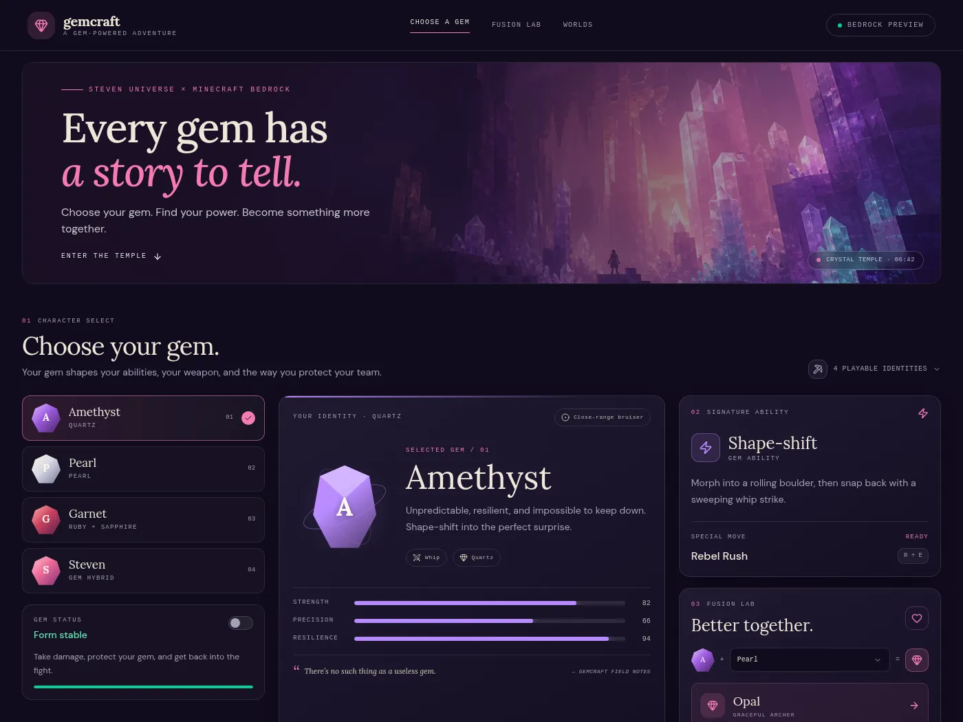 Steven Universe Gemcraft