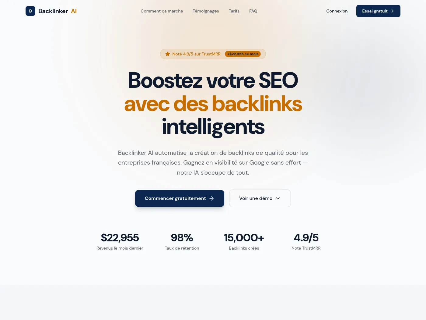 Backlinker AI Francophone