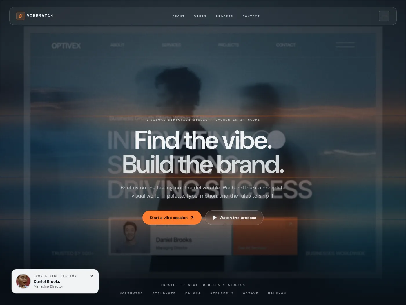 VibeMatch Landing