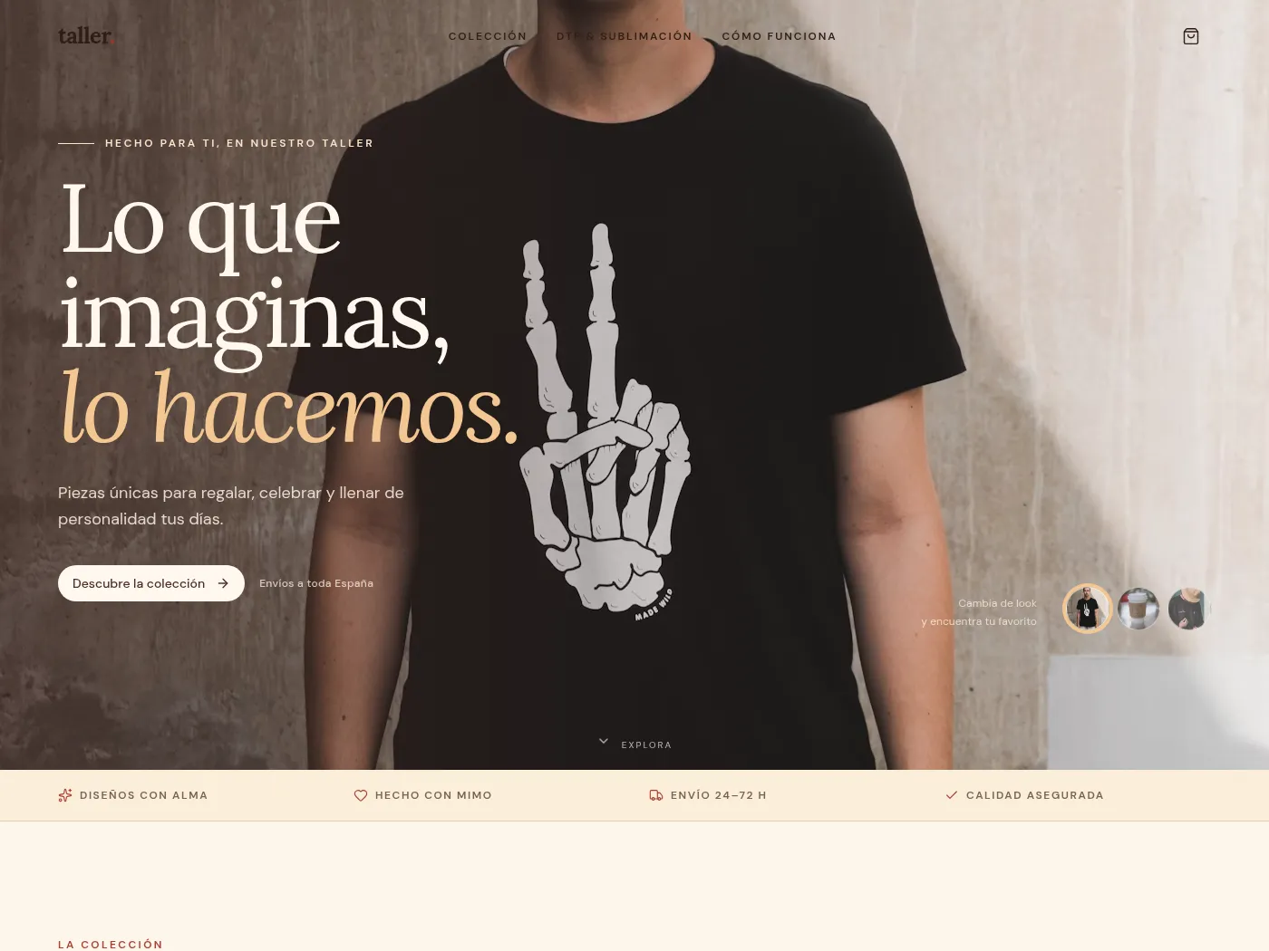 Taller Personalizado Shop