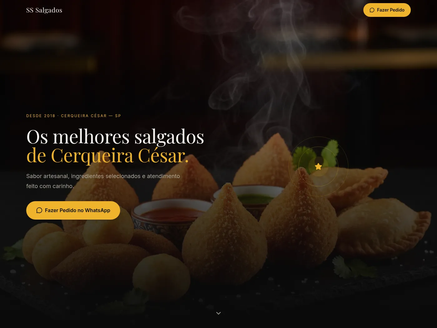 SS Salgados Premium Page