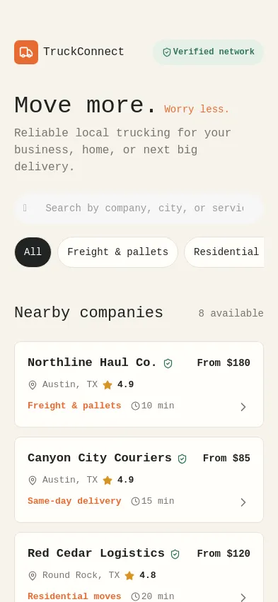 TruckConnect App