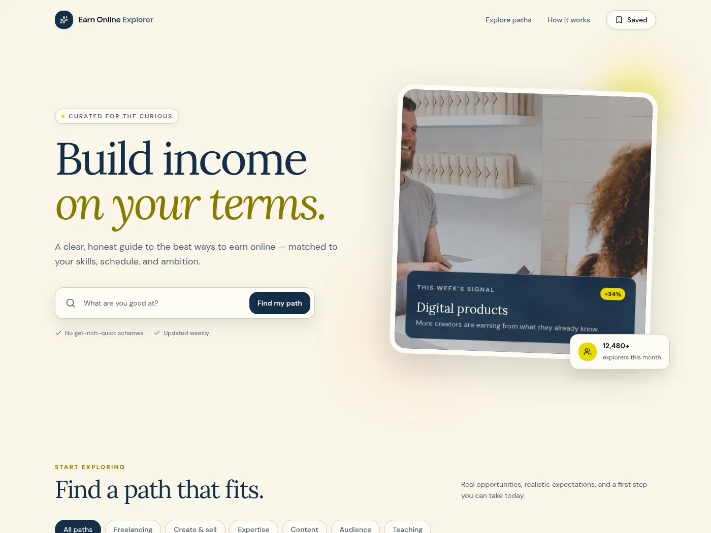 Earn Online Explorer