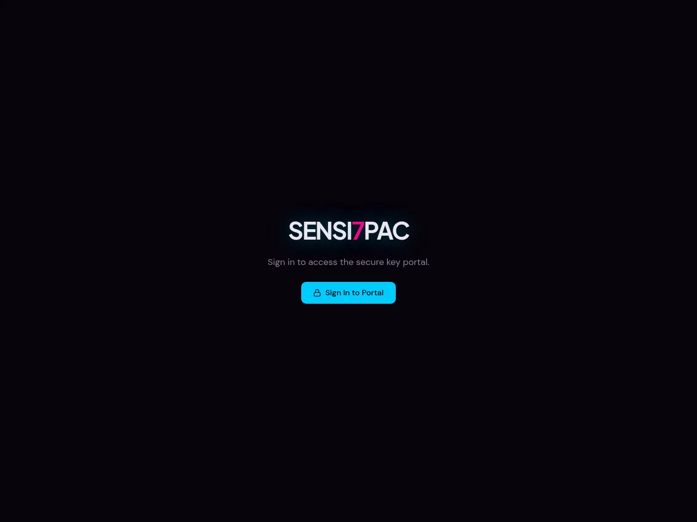 SENSI7PAC Portal