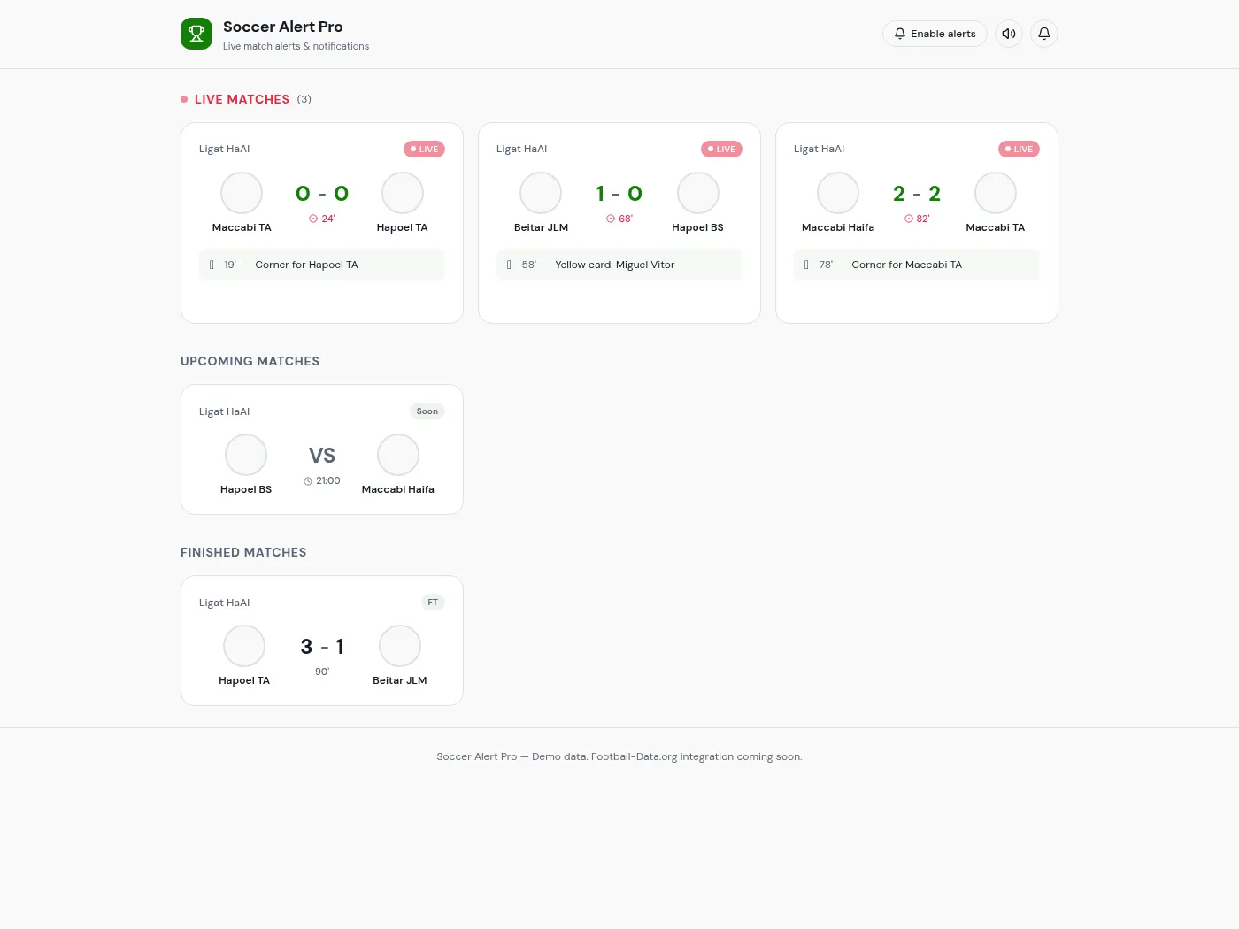 Soccer Alert Pro