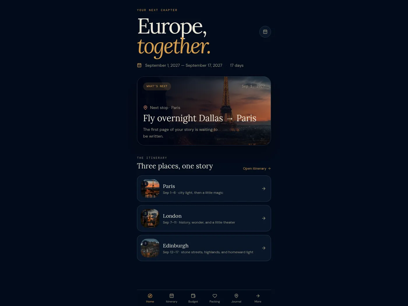 WanderNest Trip Journal