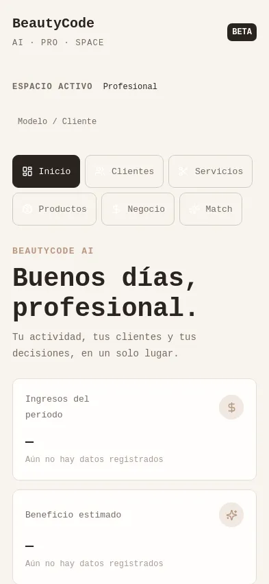 BeautyCode Ecosystem Mobile