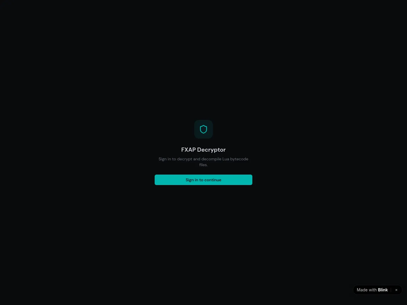 FXAP Decryptor Tool
