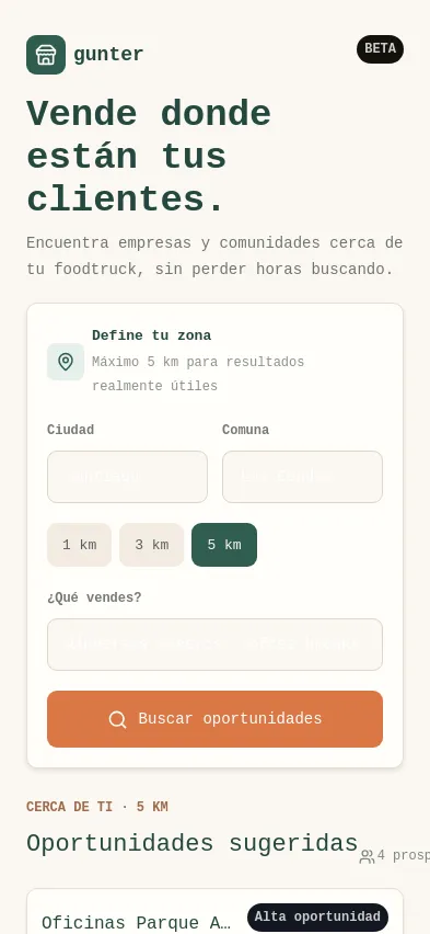 Gunter FoodTruck Finder
