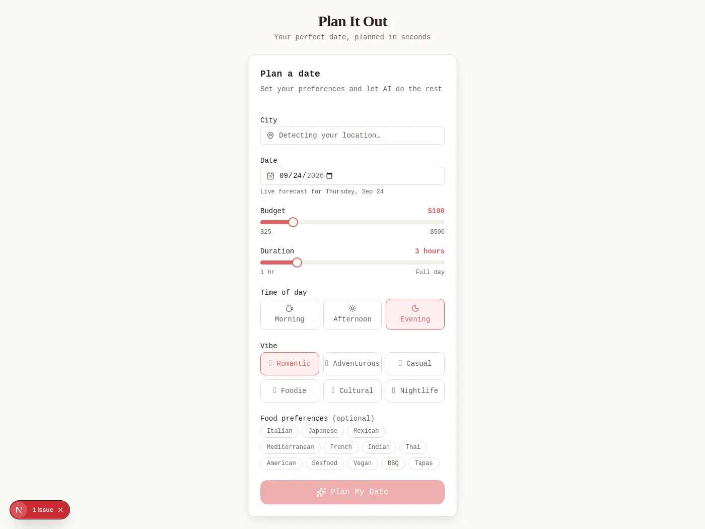 Plan It Out AI