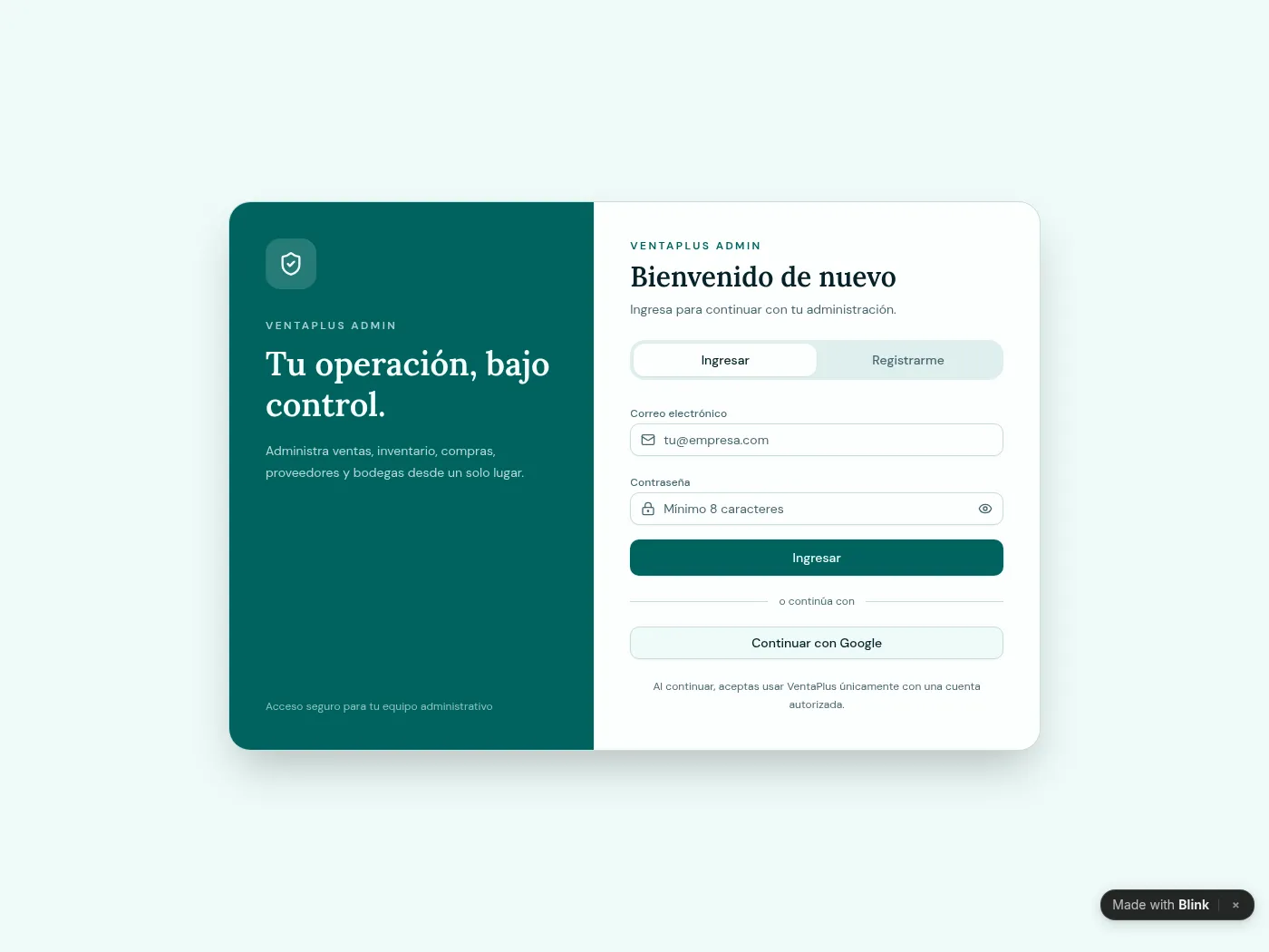 VentaPlus Admin System