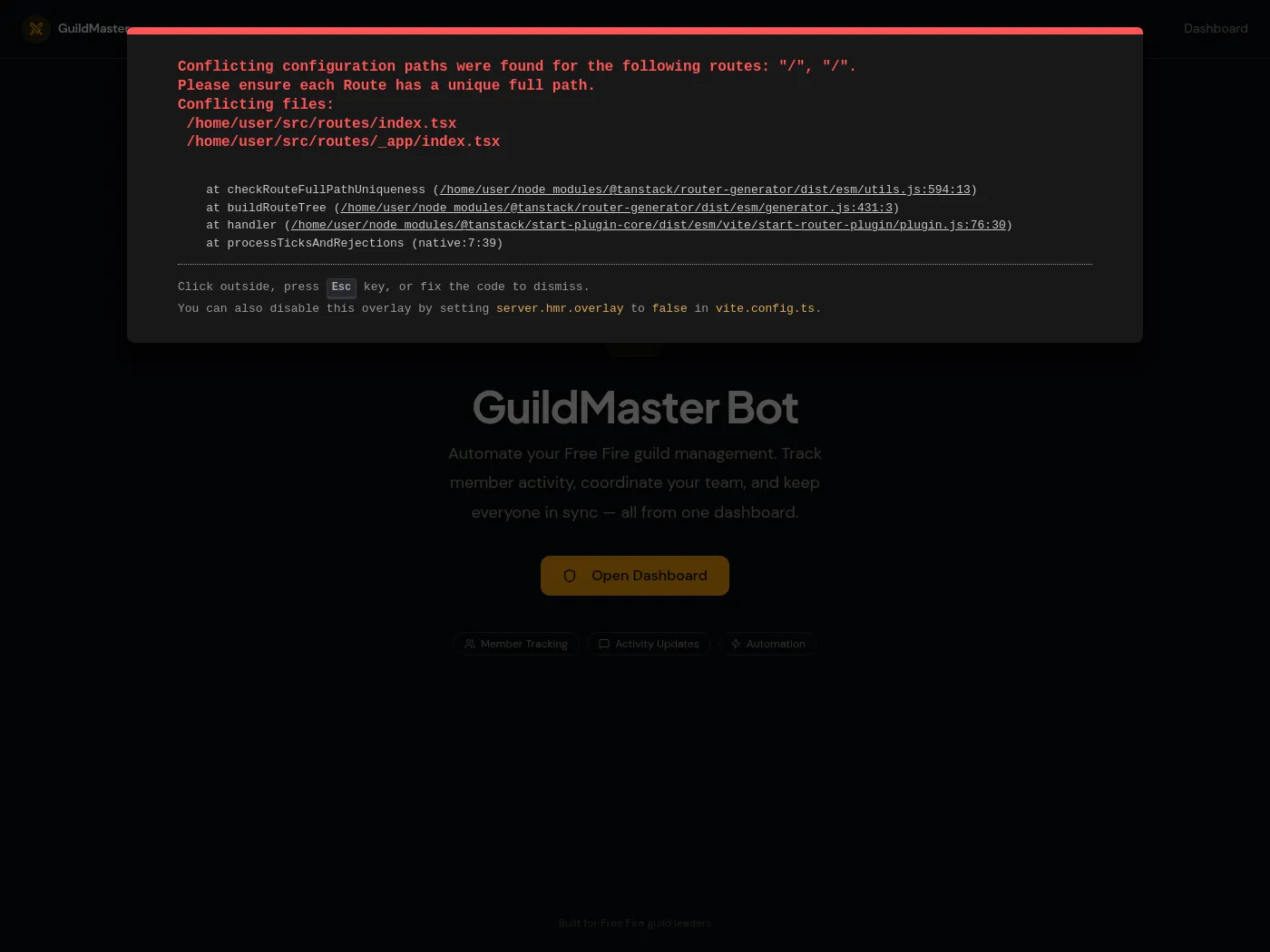GuildMaster Bot