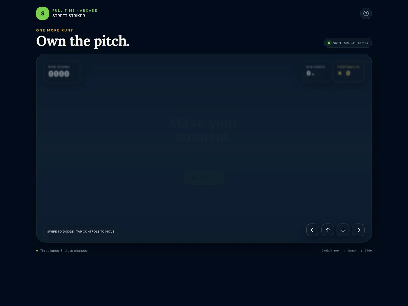 Soccer Dash Runner
