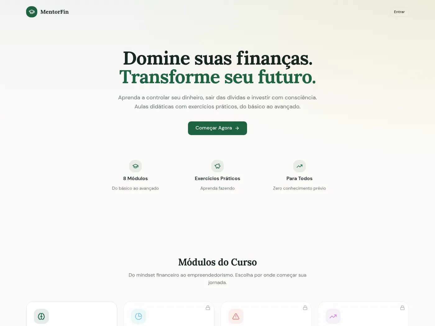 MentorFin Educação Financeira