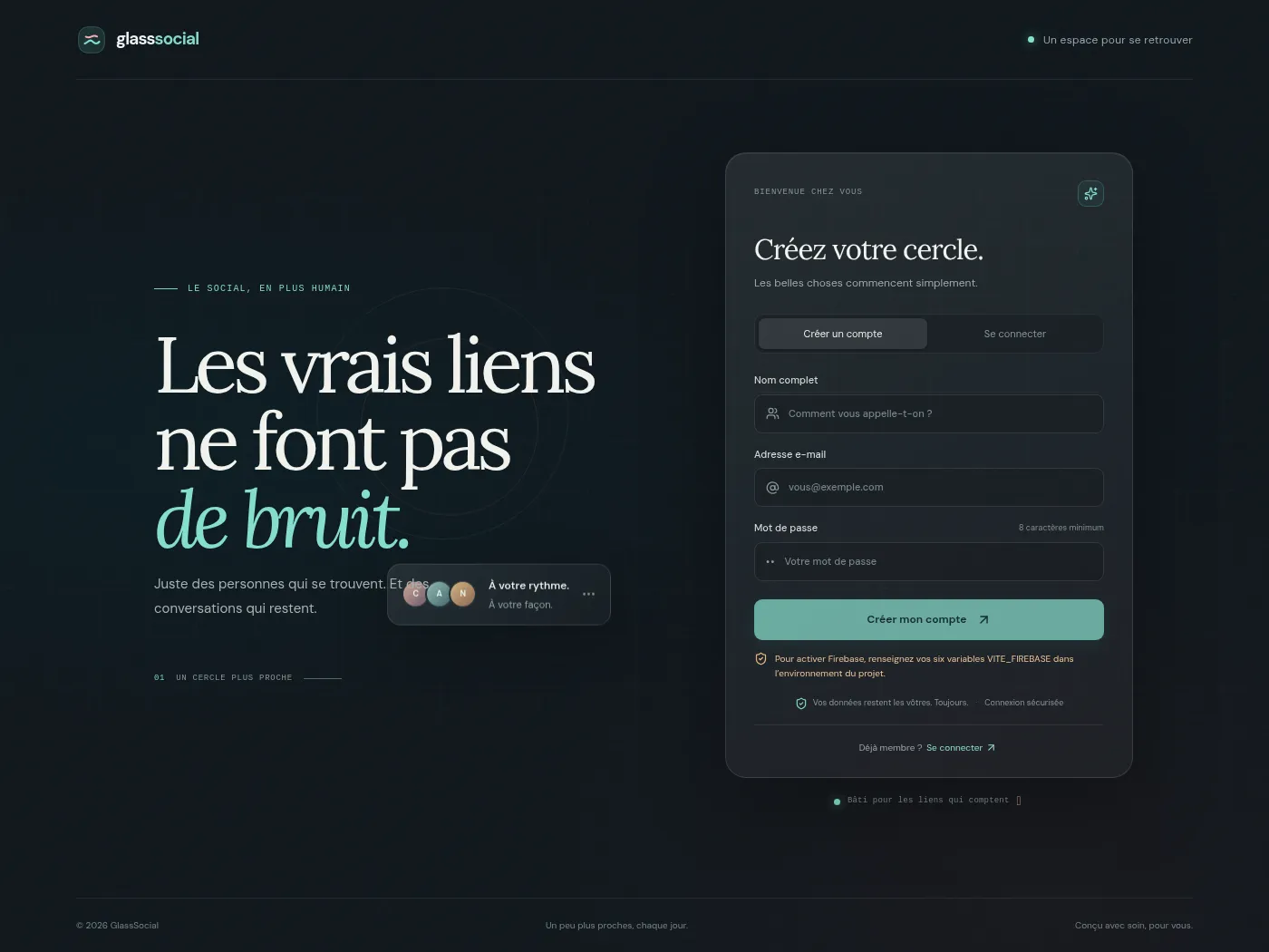 GlassSocial Pro Web App