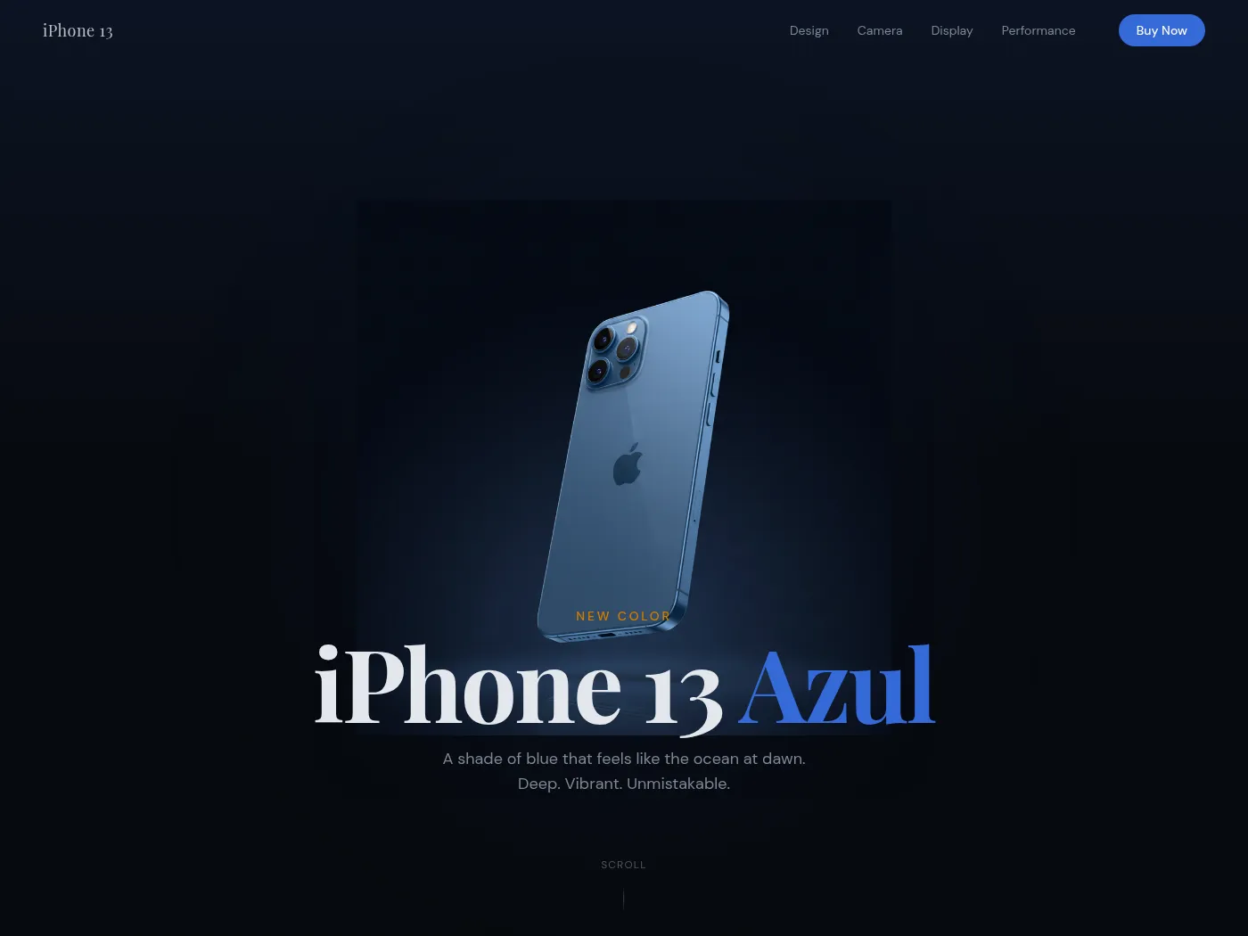Azul iPhone Showcase