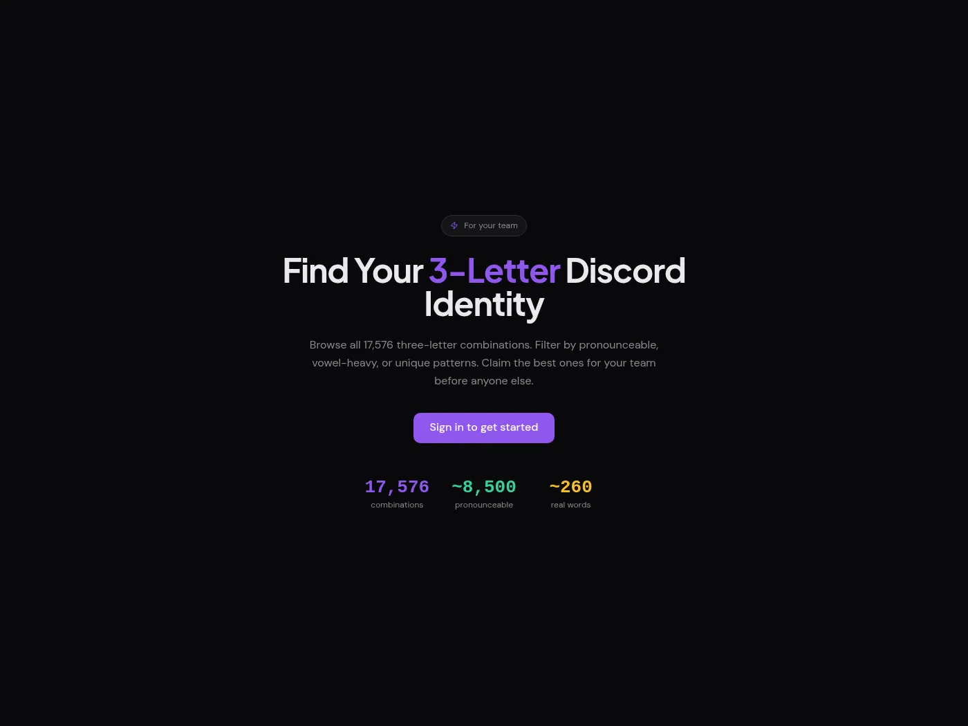 Discord Name Finder