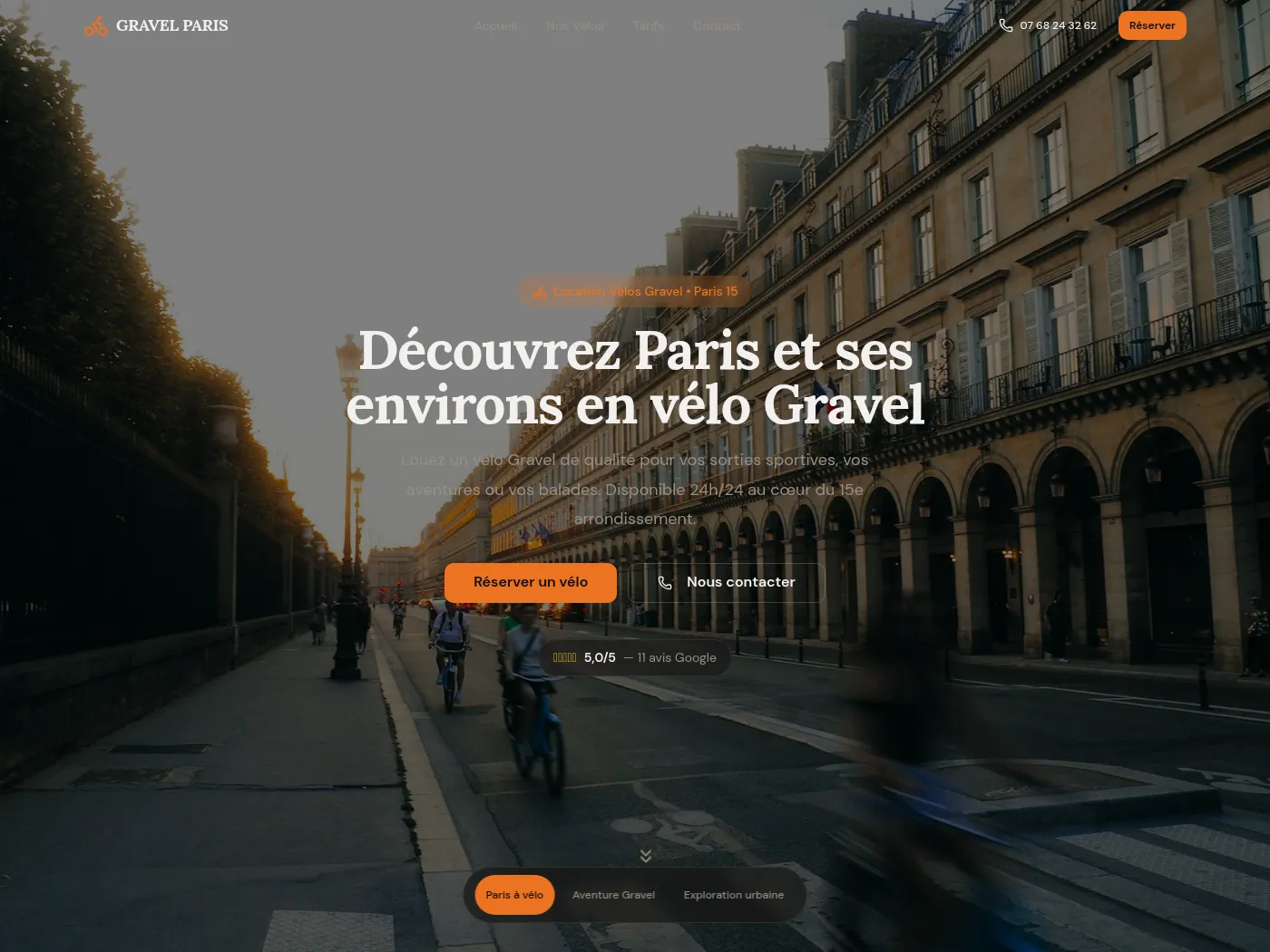 GravelBike Paris Landing