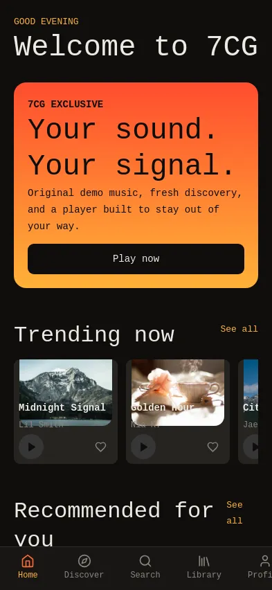 7CG PLAYER: Music Super App