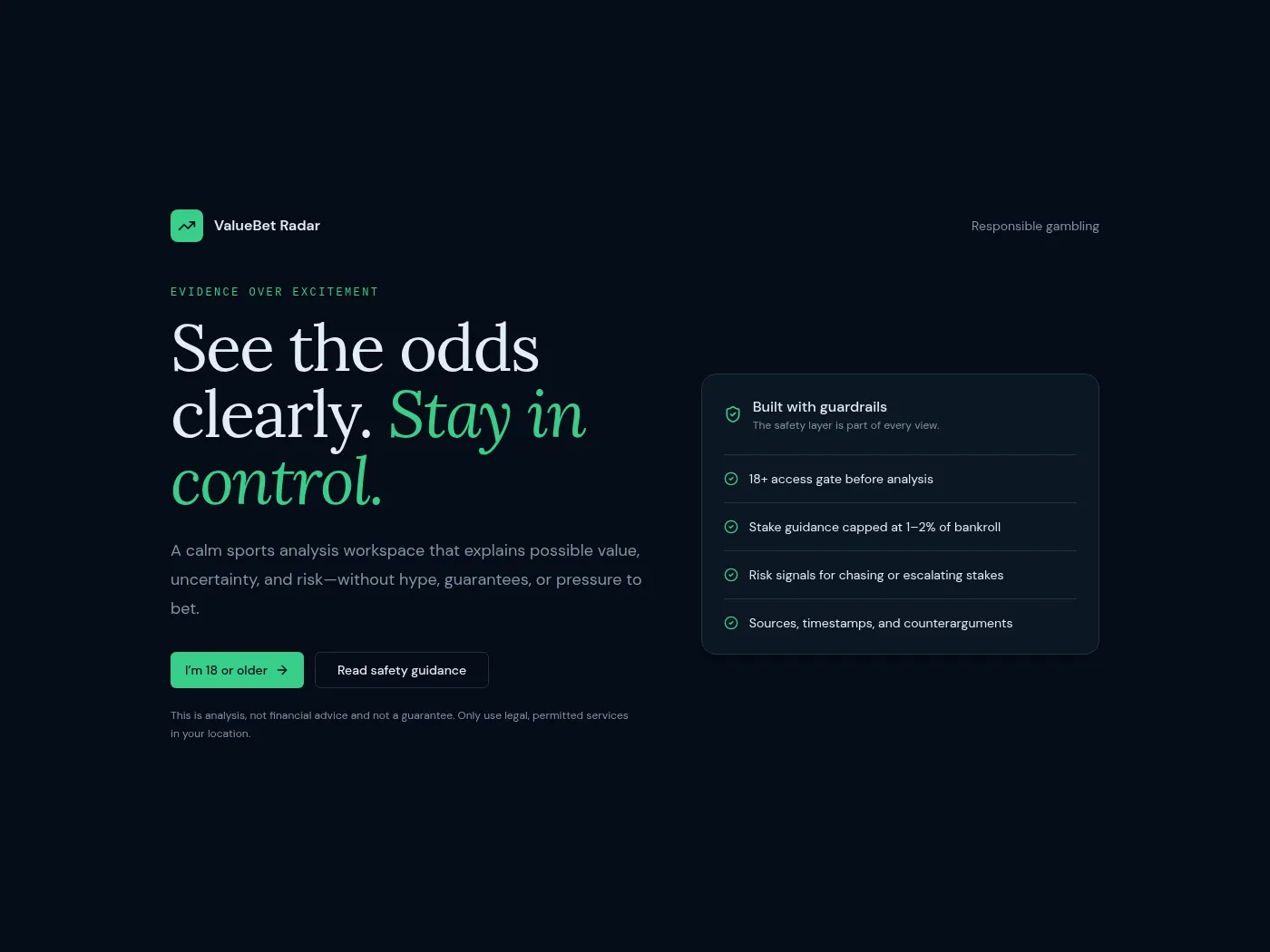 ValueBet Radar