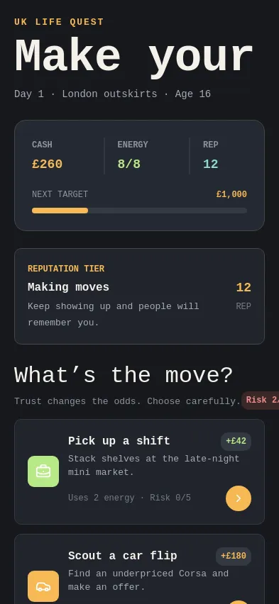 UK Life Quest