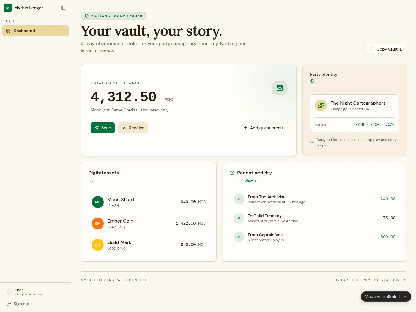 PhantomPlay Wallet Sim
