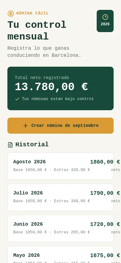 Nomina Fácil Barcelona