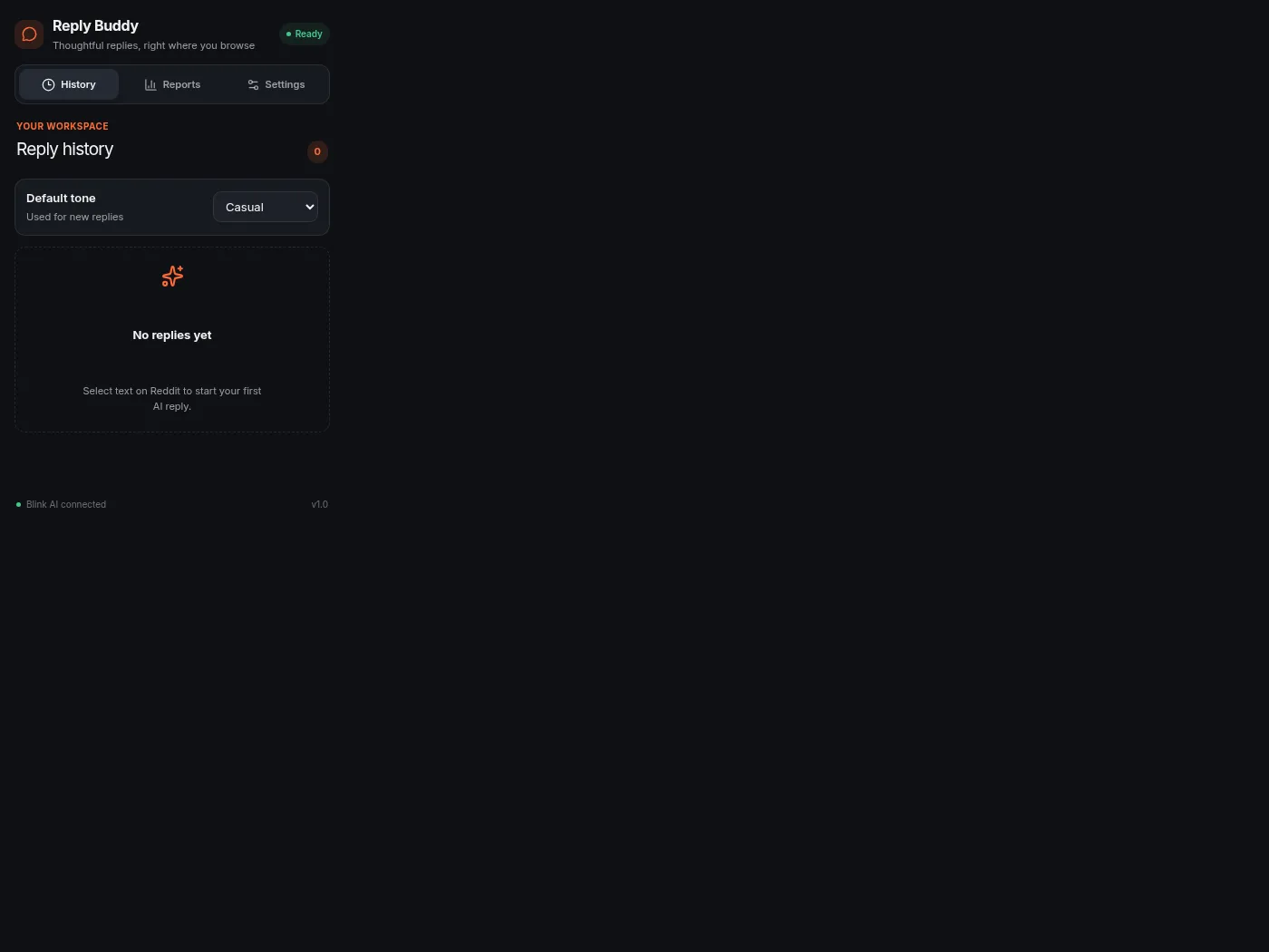 AI Reddit Reply Buddy